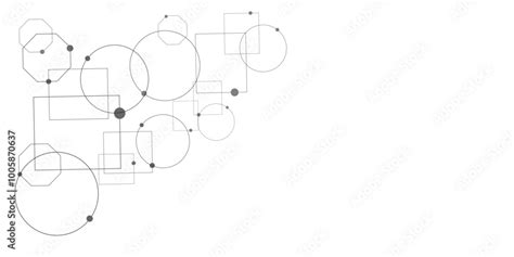 Abstract Technology And Science Background Design Gray And White Background Technology