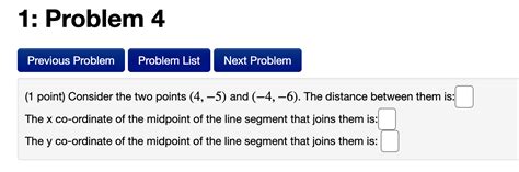Solved 1 Problem 3 Previous Problem 1 Point To Say That