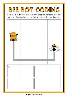 Bee Bot Coding Worksheets With Free Printable Pdf