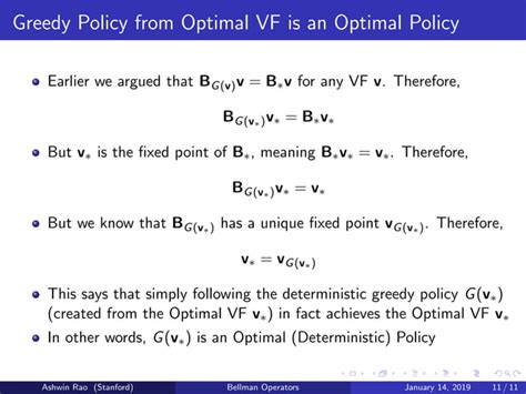 understanding dynamic programming through bellman operators ppt