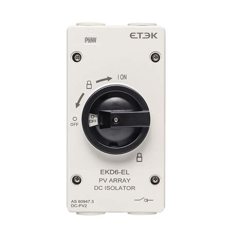 Dc Isolator Switch For Solar Systems Reliable Pv Disconnect Solutions Etek Solar