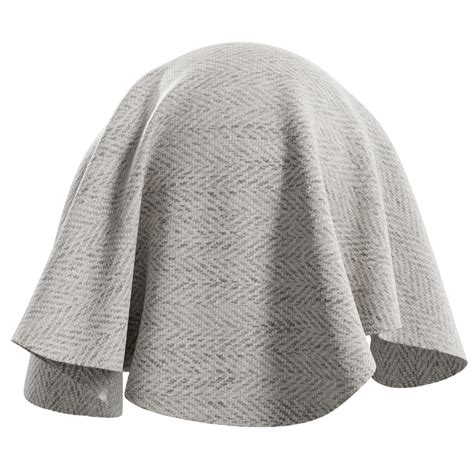 Linen Twill Fabric Texture White Poliigon