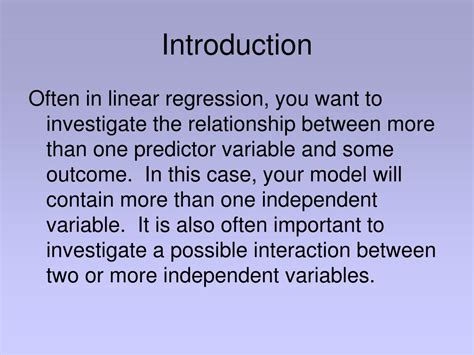 Ppt Multiple Linear Regression Powerpoint Presentation Free Download