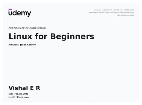 Linux Systemadministration Learningjourney Vishal E R