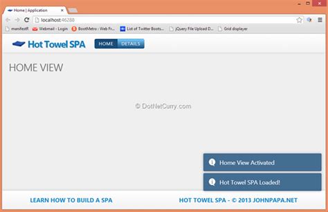 Remember Your Hot Towel When Going To The SPA ASP NET MVC DotNetCurry
