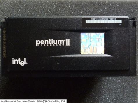 Intel Pentium Ii Deschutes Mhz Sl U Cpu Pc Rebuilding