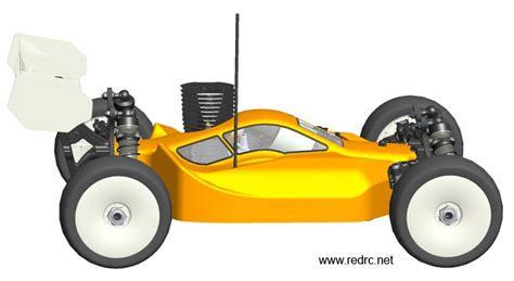 Red RC Serpent 1 8 Buggy