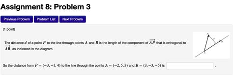Solved Assignment 8 Problem 3 Previous Problem Problem