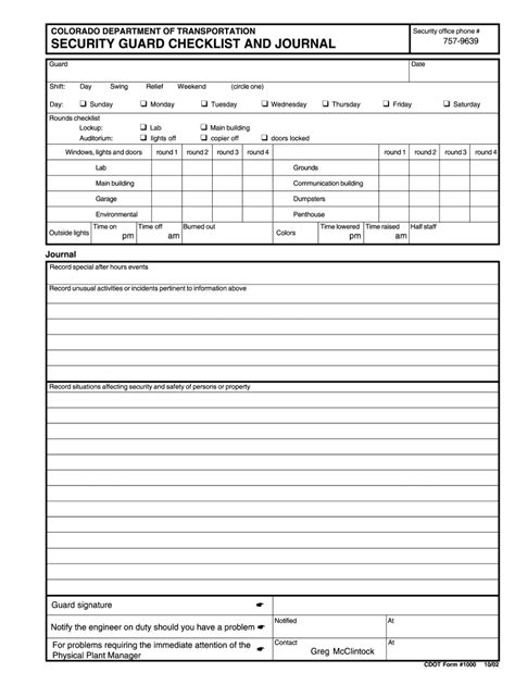 Colorado Cdot Security Fill Online Printable Fillable Blank PdfFiller Security Report