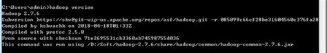 hadoop2 7 6在windows7单机部署 hadoop 2 7 6 window csdn博客