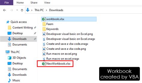 Create A New Workbook In The Same Folder Excel Vba On Sheets