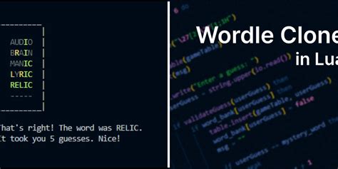 Building A Wordle Clone With Lua 🕹 Dev Community