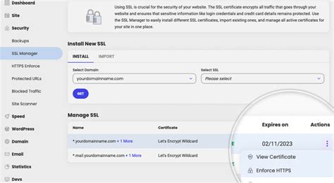 How To Manage Your Ssl Certificates In Site Tools Siteground Kb
