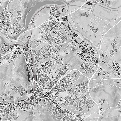 Hagen Figure Ground Vector Map Boundless Maps