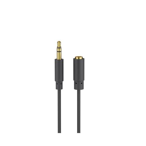 Жак Стерео аудио кабел 3 5 мм женски 3 5 мм мъжки позлатен 3м Emag Bg