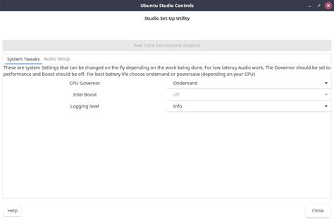 In The System Tweaks Check The Following