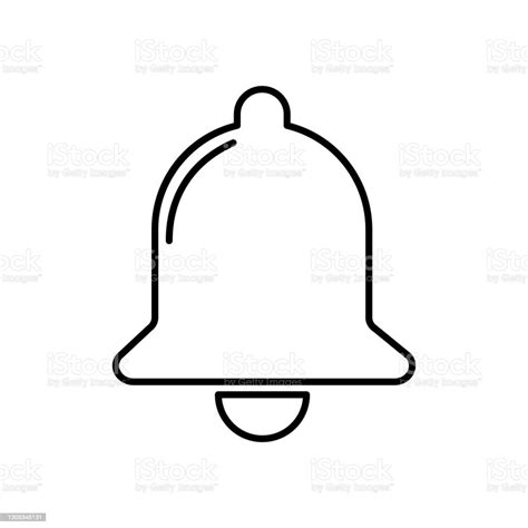 흰색 배경에 격리 된 벨 경고 아이콘 검은 색 알람 벡터 일러스트 기호 링 웹 신호 그래픽 사용자 인터페이스에 대한 스톡 벡터 아트 및 기타 이미지 그래픽 사용자