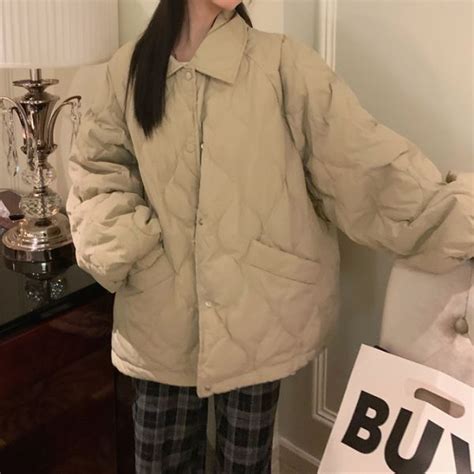 코지문 퀄팅 카라 버튼 패딩 자켓 바람막이 경량패딩 점퍼 간절기 가을 겨울 데일리 데이트 역시즌패딩