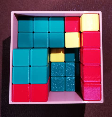 Cube Puzzle Game By GehirnMagNet Download Free STL Model Printables Com
