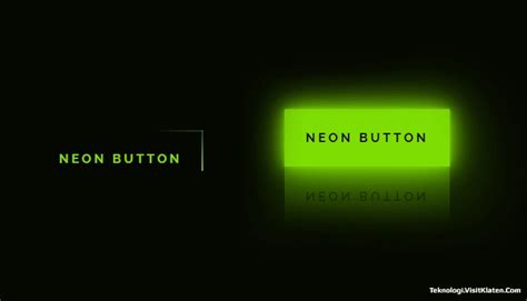 Membuat Neon Button Animation HTML CSS Sharing Teknologi