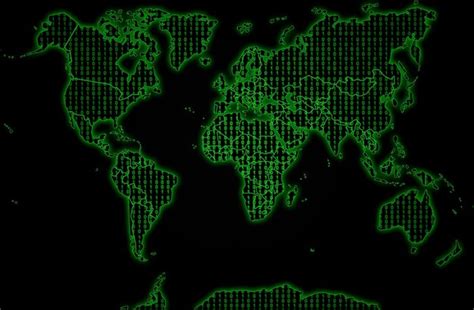 Binary World Map Pictures Freepik