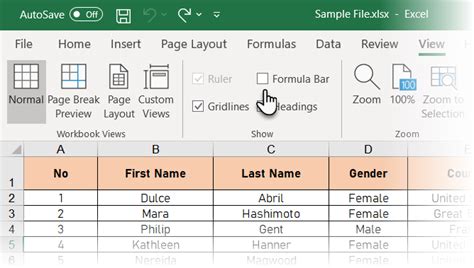 How To Hide And Unhide Anything You Want In Microsoft Excel