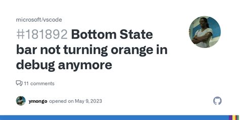 Bottom State Bar Not Turning Orange In Debug Anymore · Issue 181892