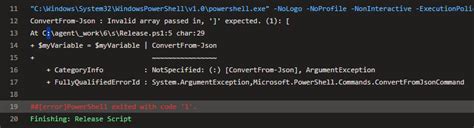 Powershell Devops Pipeline Serialization Issue Stack Overflow