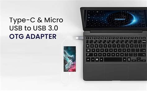 Ambrane USB Type C Female To USB Male OTG Adapter Works With Laptops Chargers And More Devices