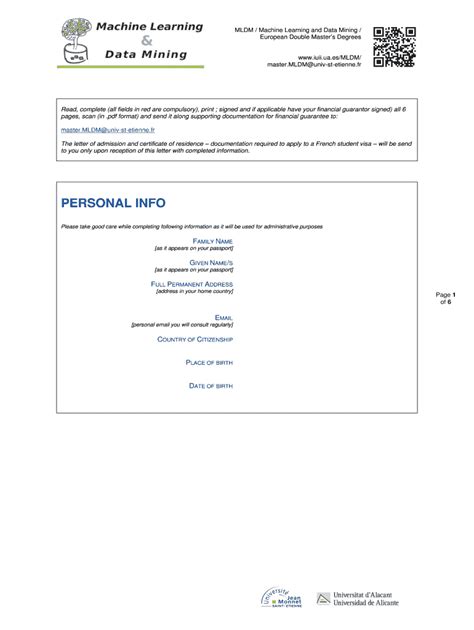 Fillable Online Mldm Univ St Etienne Mldm Machine Learning And Data Mining Fax Email Print