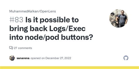 Is It Possible To Bring Back Logs Exec Into Node Pod Buttons Issue Muhammedkalkan