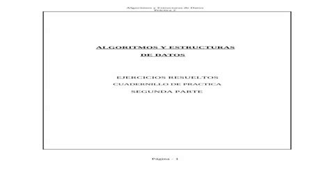 Algoritmos Y Estructuras De Datos Utnalgoritmos