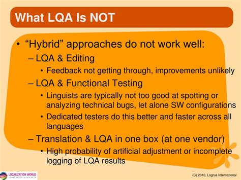 Ppt Linguistic Quality Assurance Lqa As One Of The Key Parts Of The Localization Process