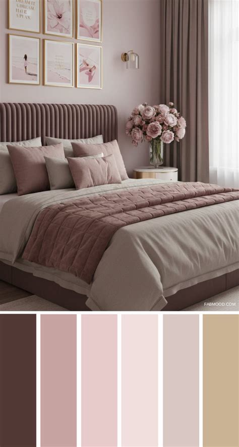 Blush Pink And Soft Neutral Bedroom Colour Palette For A Calm And Romantic