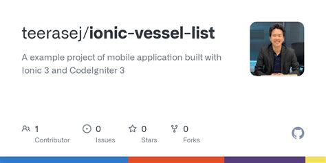 Github Teerasejionic Vessel List A Example Project Of Mobile