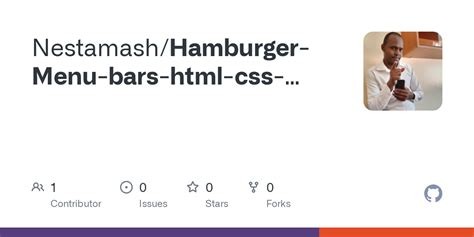 Github Nestamash Hamburger Menu Bars Html Css Only