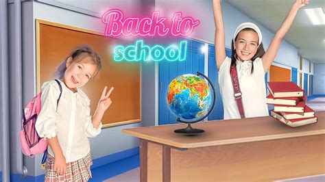ემილიას დანიელა მიყავს პირველად სკოლაში Back To School Youtube