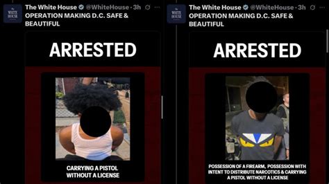 White House Posts Black Mugshots On Social Media Its Racism