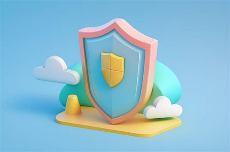 Premium Ai Image 3d Security Safe Icon