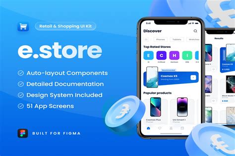Estore Ecommerce App Ui Kit Ui Kits And Libraries ~ Creative Market