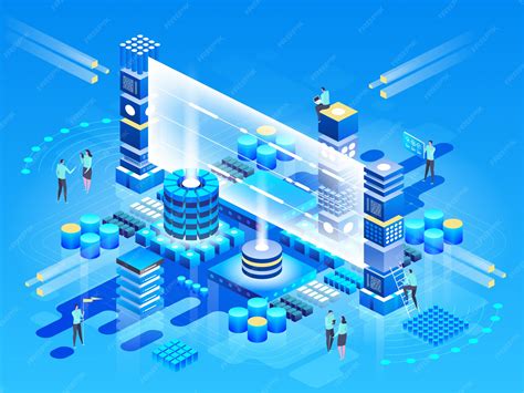 Premium Vector Computation Of Big Data Center Information Processing