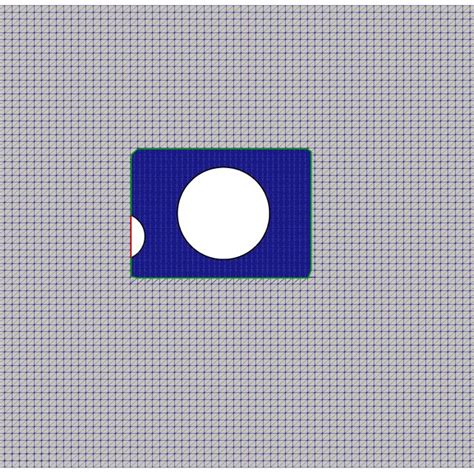 computational meshes for a computing the error field h min 0 054