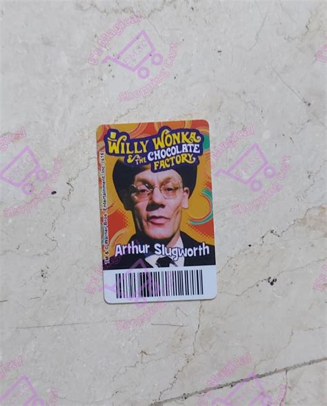 Arthur Slugworth Willy Wonka Arcade Card Hobbies And Toys Toys And Games