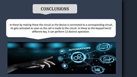 Dtmf Based Home Automation Without Micro Controller Ppt