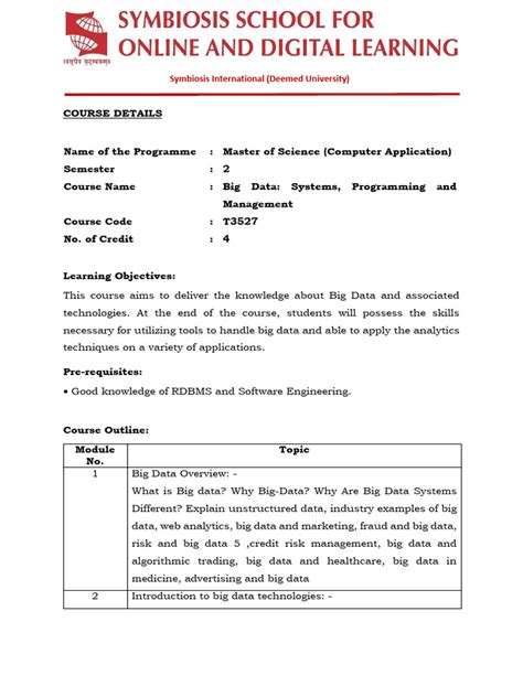 1 big data systems programming and management pdf big data