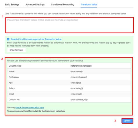 Value Transformation Wp Manage Ninja