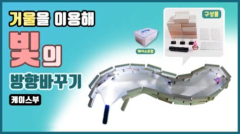 과학실험 거울을 이용해 빛의 방향 바꾸기 Youtube