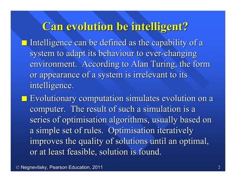Lecture 09 Evolutionary Computation Genetic Algorithms Pdf