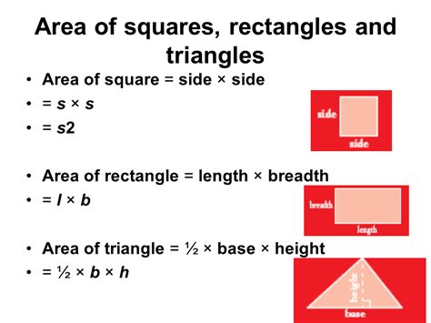 length and area presentation mathematics