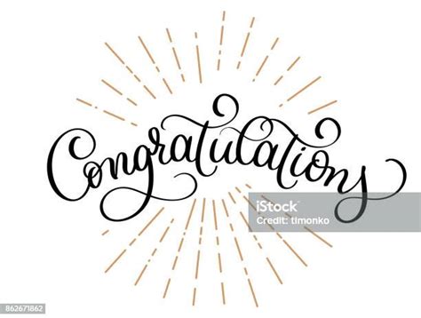 축 하 서 예 벡터 텍스트를 작성 하는 손입니다 레터링입니다 붓글씨 배너 축하하기에 대한 스톡 벡터 아트 및 기타 이미지 축하하기 문자 필기 Istock